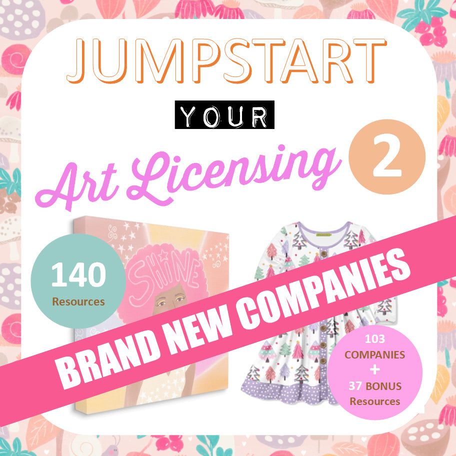 'Jumpstart Your Art Licensing 2' Companies Directory PDF – Tina Devins Design